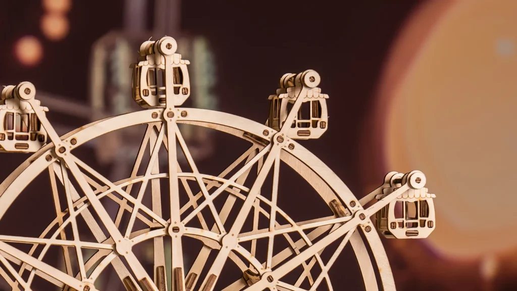 Ferris Wheel Music Box - Amazing 3D Wooden Puzzle - Zenkrafts