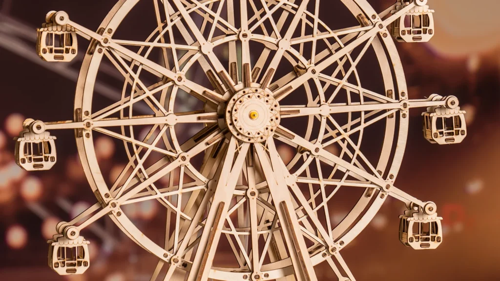 Ferris Wheel Music Box - Amazing 3D Wooden Puzzle - Zenkrafts