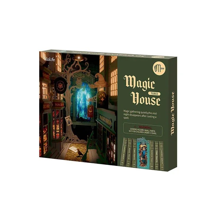 Magic House - Magnificent DIY Book Nook Shelf Insert - Zenkrafts