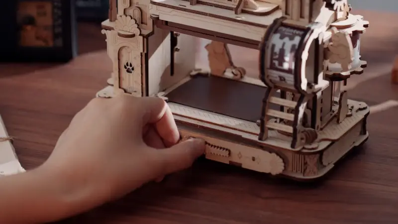 Classic Printing Press - Exquisite 3D Wooden Puzzle - Zenkrafts